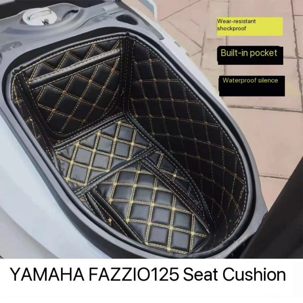 YAMAHA FAZZIO 125 Durable COMPARTMENT Cover Leather Cover | Shopee ...