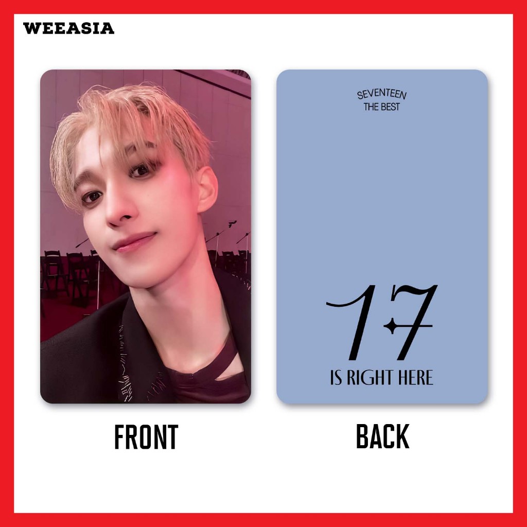 SEVENTEEN 17 IS RIGHT HERE WEVERSE LUCKY DRAW LOMO CARDS PHOTOCARDS with FREEBIES | WEEASIA ver ...
