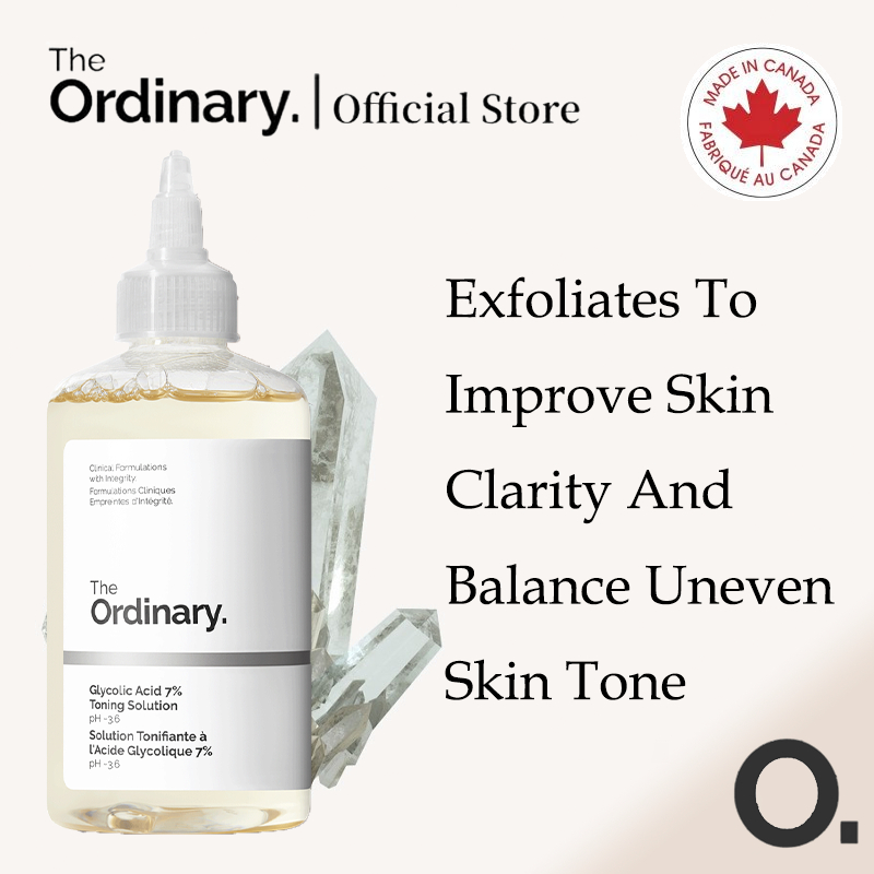 The Ordinary Glycolic Acid Toner Toning Solution Acne & Pimple Spot ...