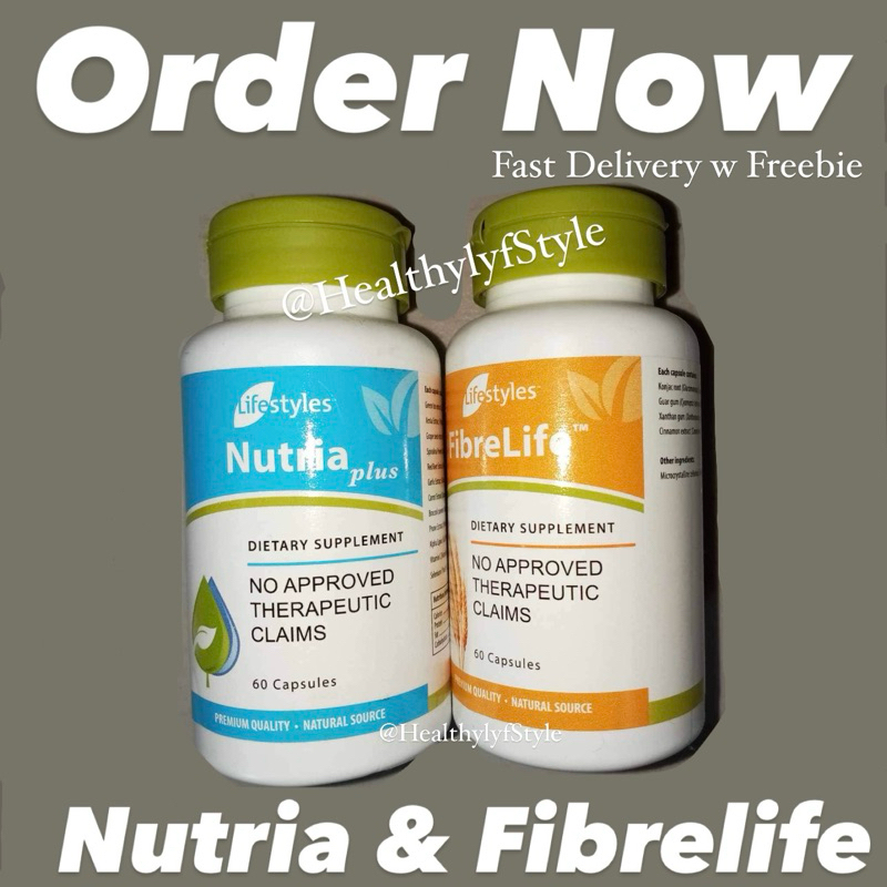 NUTRIA & FIBRELIFE Lifestyles INTRA Capsule Botanical Herbs Organic ...