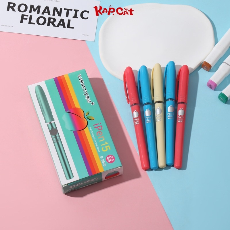 KAP.CAT G-8005 GEL PEN (12PCS) | Shopee Philippines