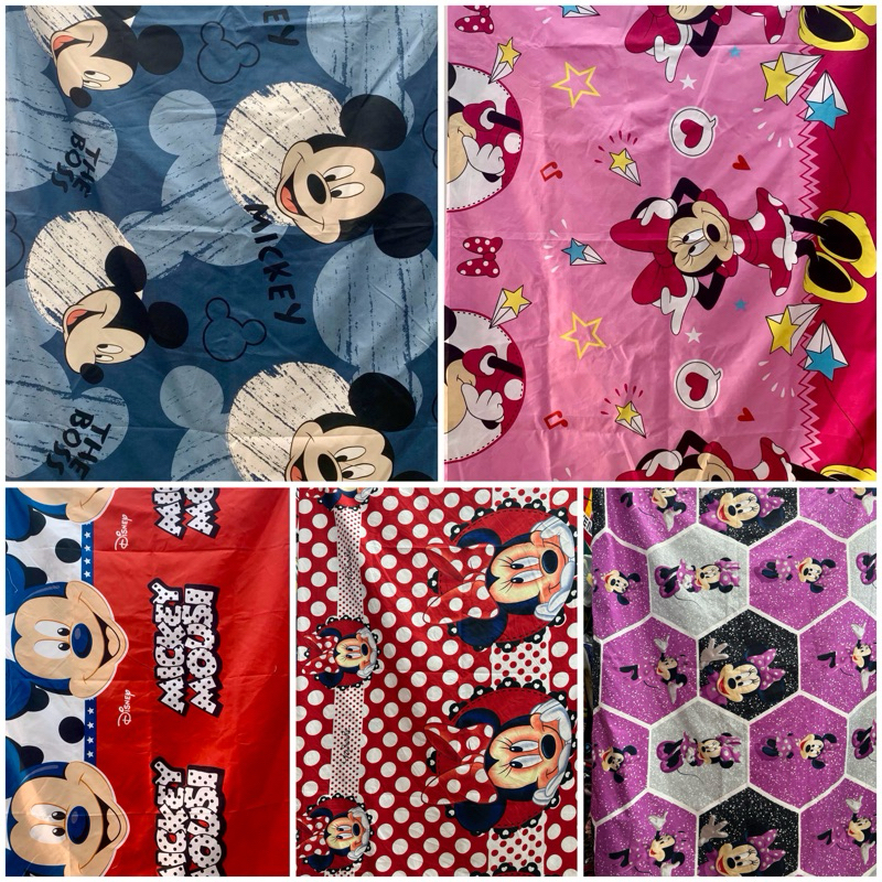 Mickey & Minnie Mouse Cotton Malong | Shopee Philippines