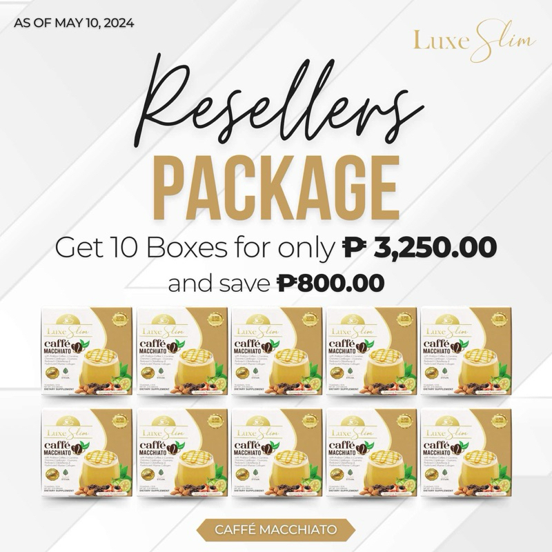 Luxe Slim Reseller’s Package Premium Detox Boxes with Collagen Slimming ...
