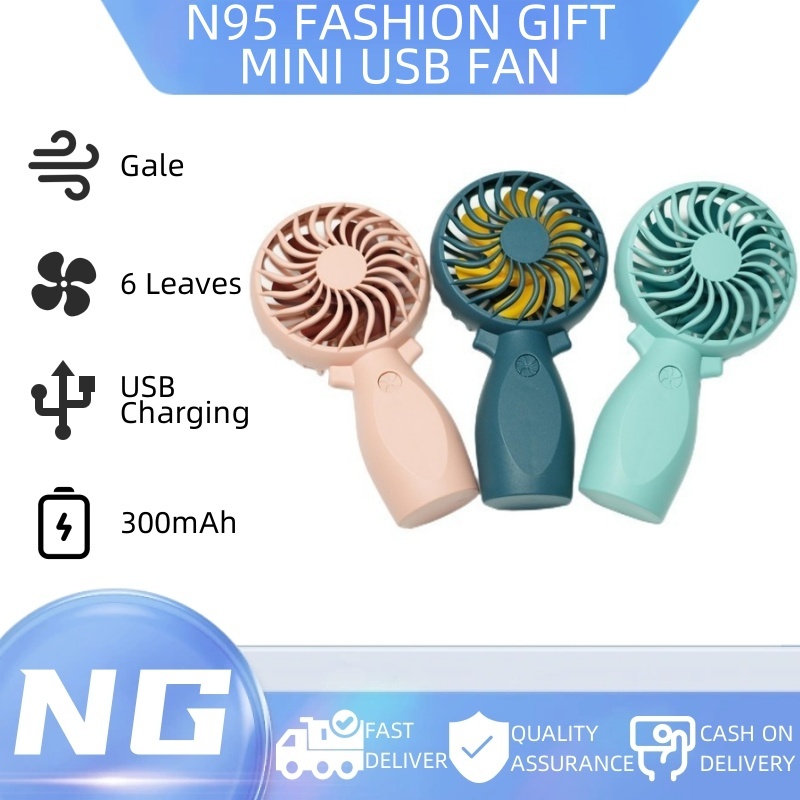 NG MALL N95 Mini Fan Rechargeable Fan Mini Handy Fan Pocket Size USB ...