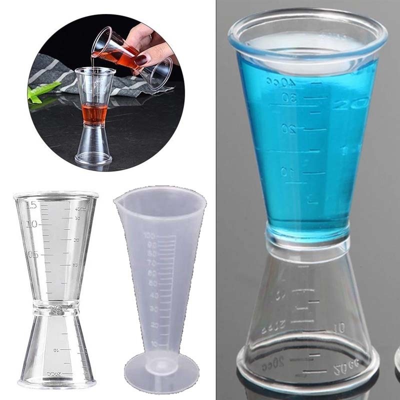 Double Jigger 40cc Measuring Cup 100ml/40cc Measuring Cup for Milktea ...
