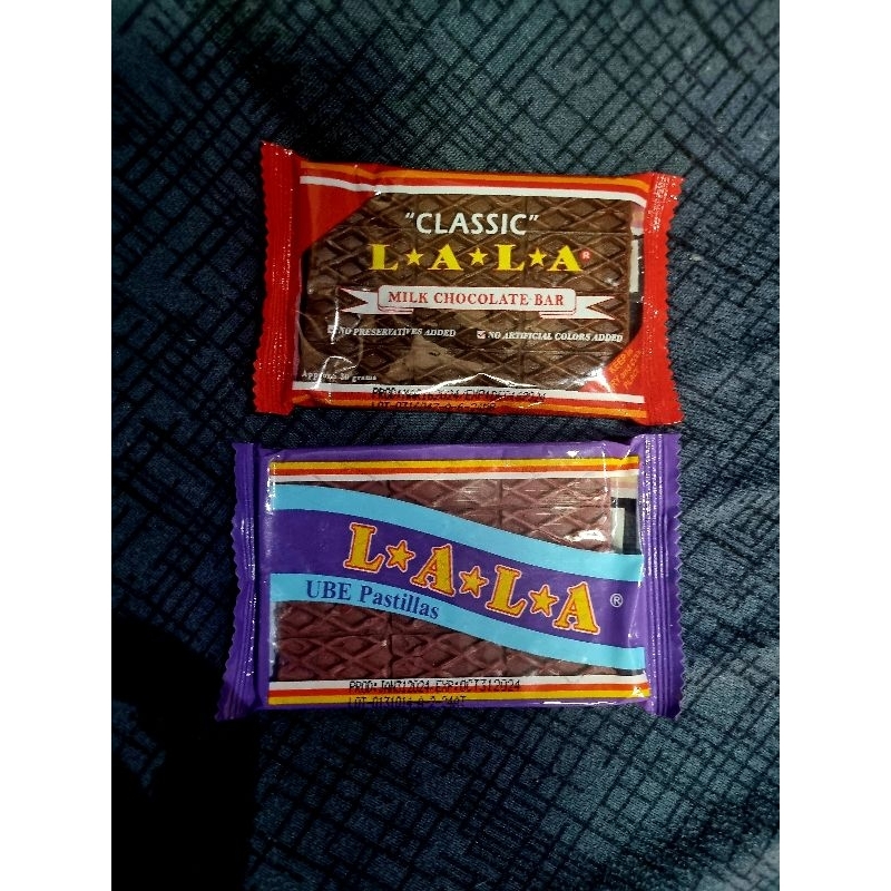 LALA Milky Chocolate Single Pack Original / UBE PASTILLAS | Shopee Philippines