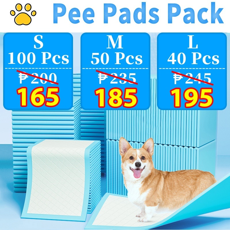 Dog Pee Pads Set Training Pads Per Pack Dog Pet Wee Pads Pee Poop Cat ...