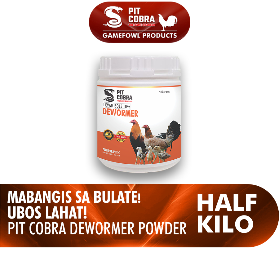 Pit Cobra Dewormer WSP Half Kilo - Mabangis sa Bulate! Ubos Lahat ...