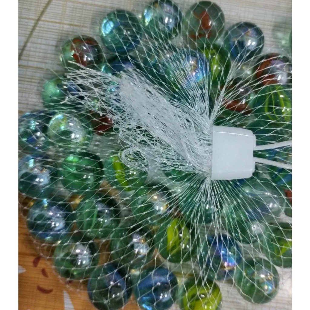 Jolen / Marbles - Transparent Dark Ball Flower - Sold Per Pack | Shopee ...