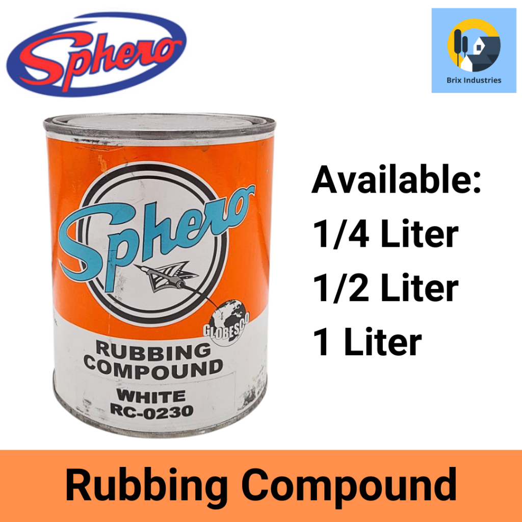 Sphero Rubbing Compound White 1/4L 1/2L or 1 Liter #RC-0230 | Shopee ...