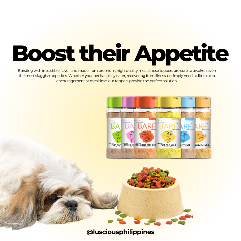 Luscious Freeze Dried Food Toppers Appetite Booster Dog Treats Cat ...