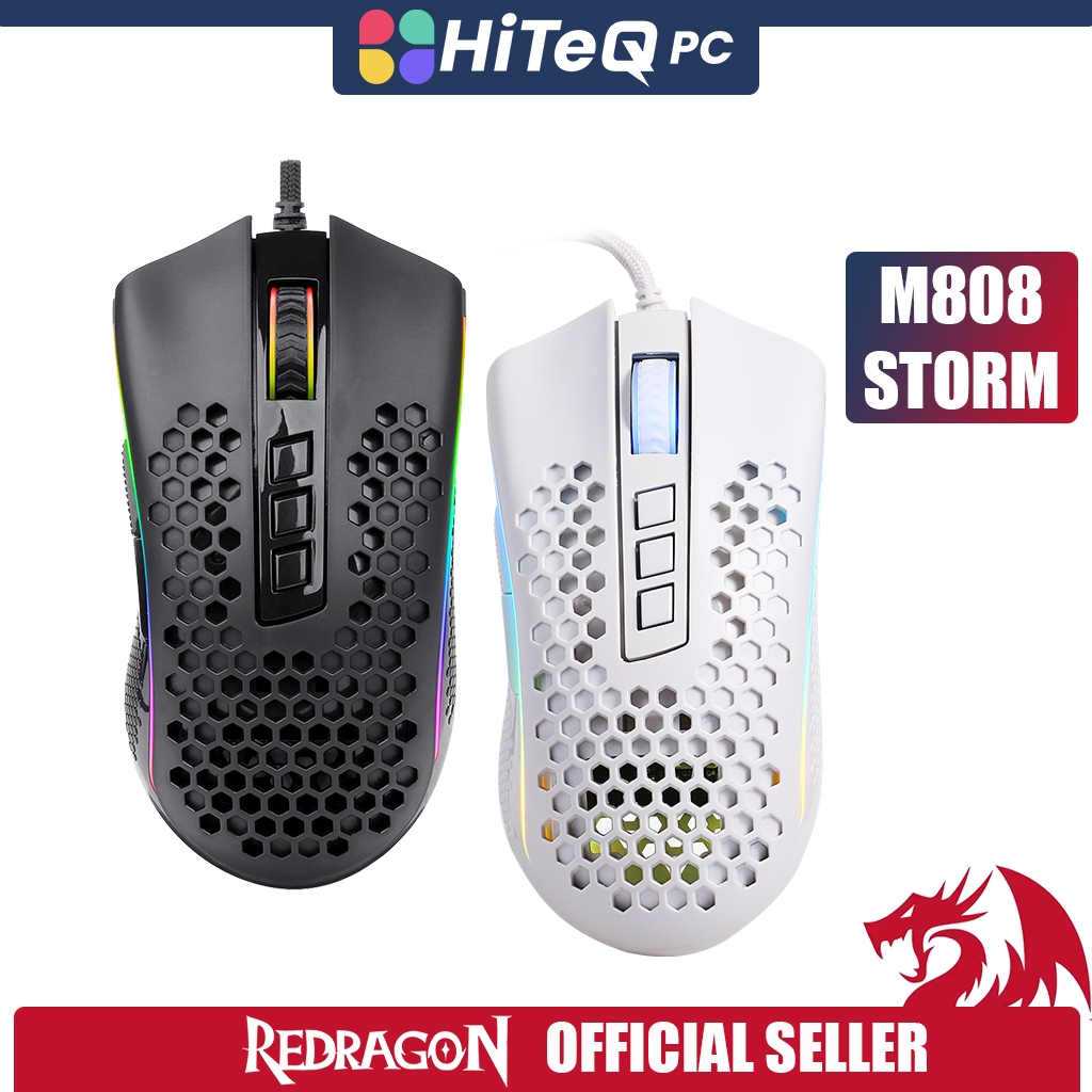 HiteqPC | Redragon M808 Storm RGB Wired Gaming Mouse | Shopee Philippines