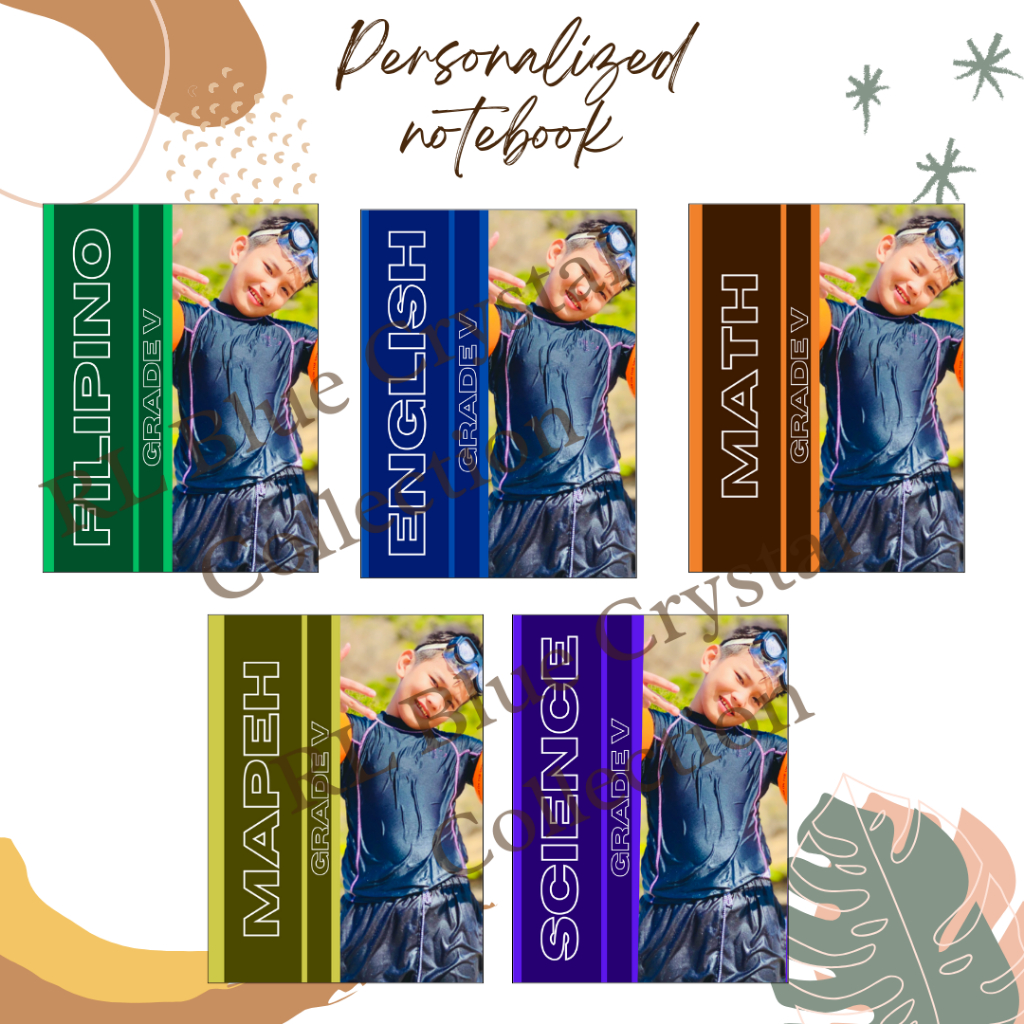 Basic Colors with your Best Selfie Notebooks with Water and Scratch ...