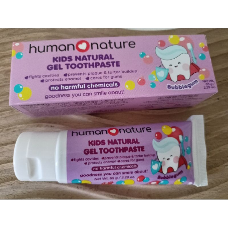 PSS | Human Heart Nature Kids Natural Toothpaste | Shopee Philippines