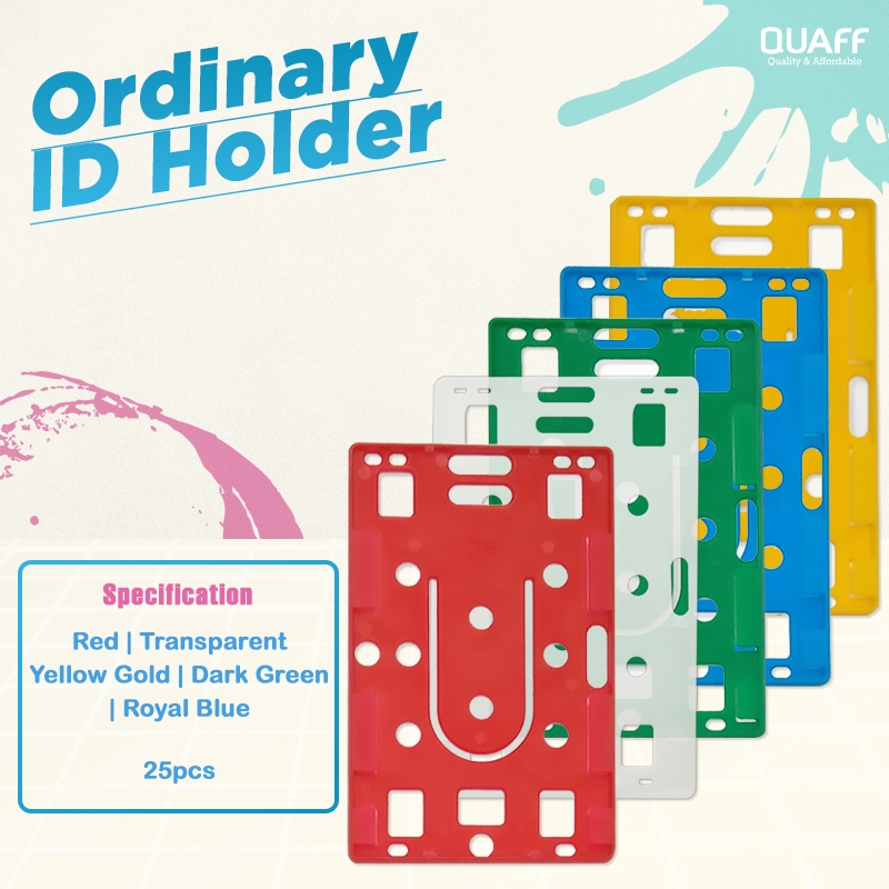 Ordinary ID Holder ID Jacket 5.8 x 9cm (25pcs) | Shopee Philippines