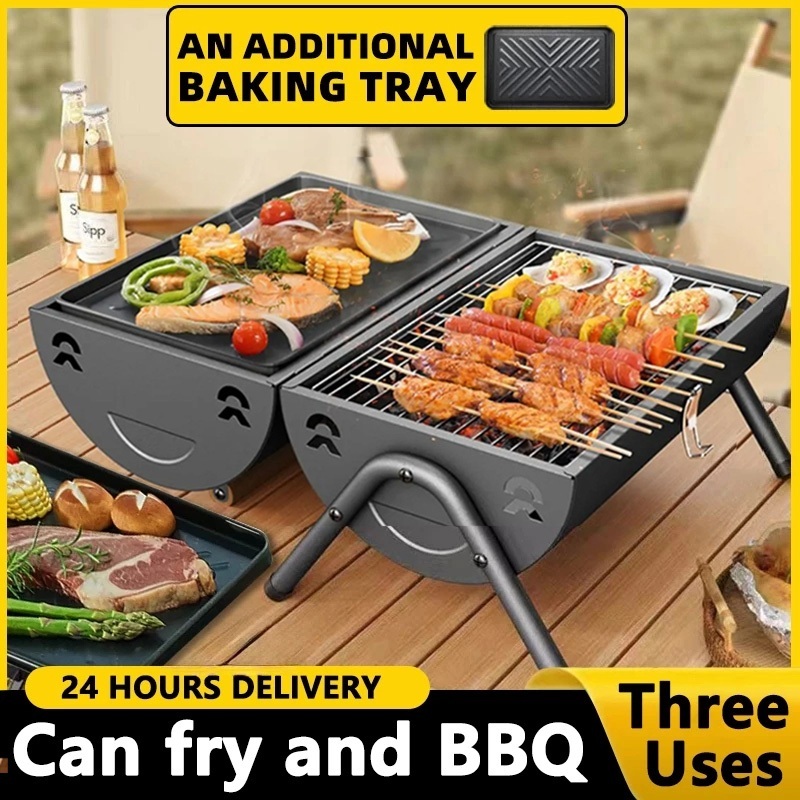 Griller Outdoor Grill BBQ barbecue Portable griller Stainless Steel ...