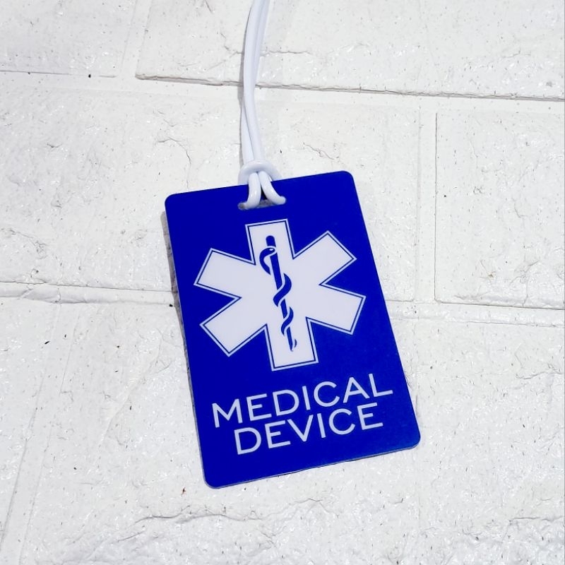 Personalized Medical Alert Bag Tag | Shopee Philippines
