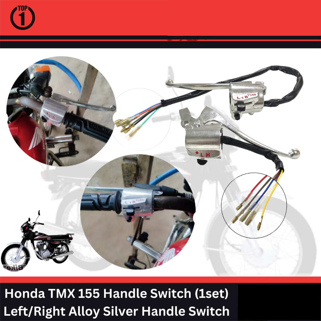 1 Set Honda Tmx 155 Stock Brake Master Lever With Handle Switch ...