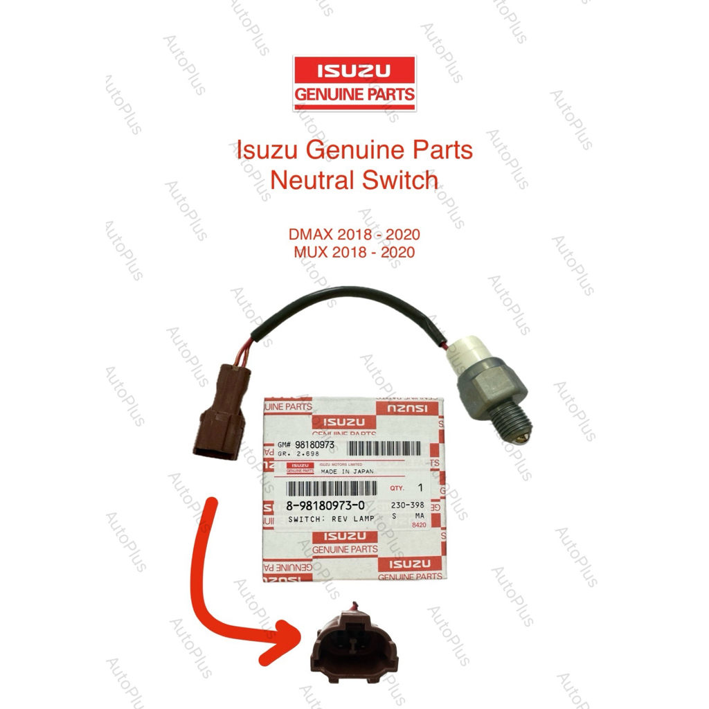 Isuzu Genuine Neutral Switch: Dmax Mux 2018-2020 | Shopee Philippines