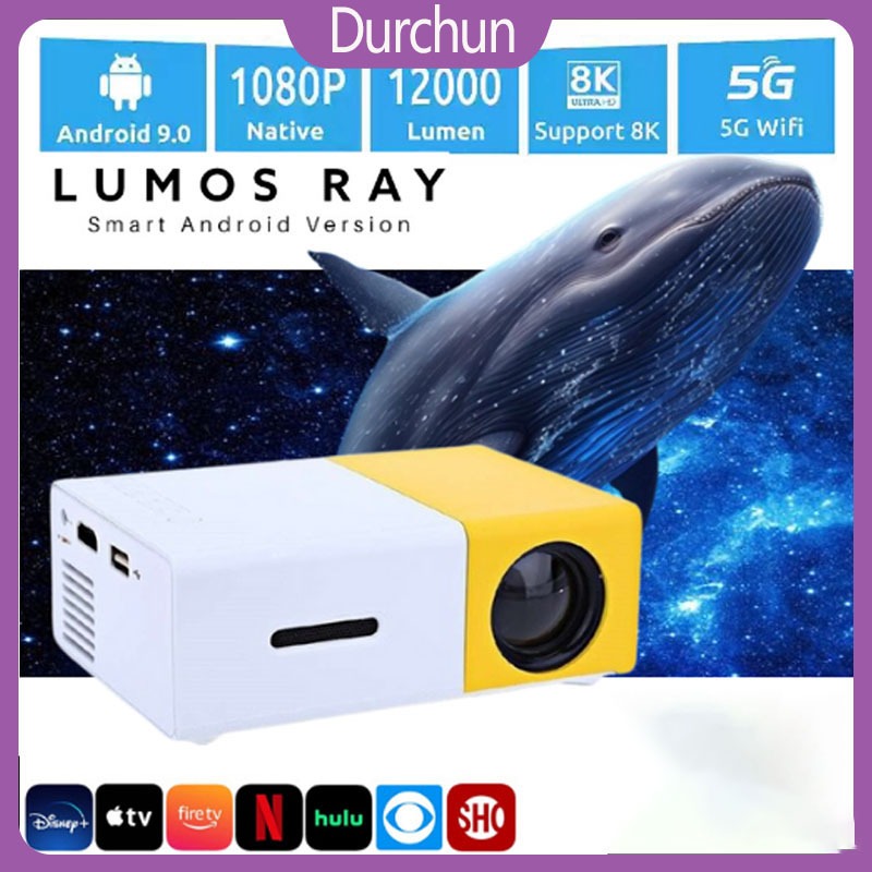 Y300 Mini Portable Projector wireless projector HD 1080P Led Home ...