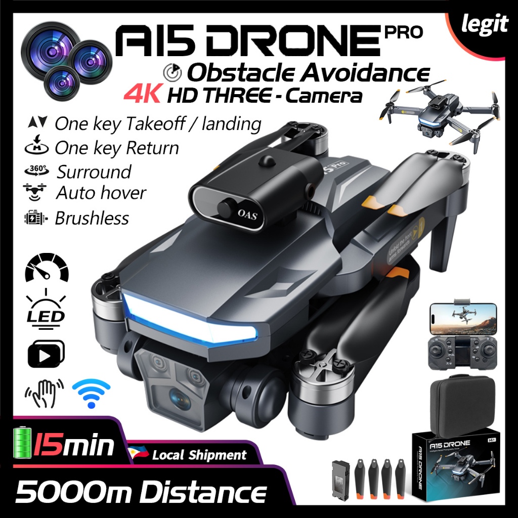 A15 New Original 360 rolling stunt FPV RC mini Drone dual Camera ...