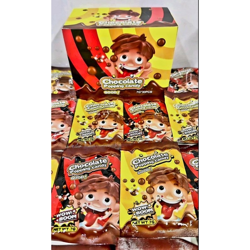 Chocolate Popping Candy !!! 30pcs/Box | Shopee Philippines