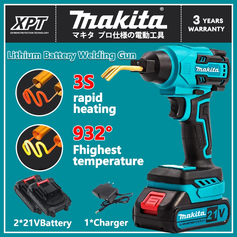 Makita 21V battery portable welding machine/soldering gun car bumper repair tool plastic welding ...