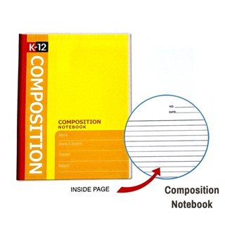 K12 WRITING AND COMPOSITION NOTEBOOK 80 leaves 10 PIECES 8 COLORS ...
