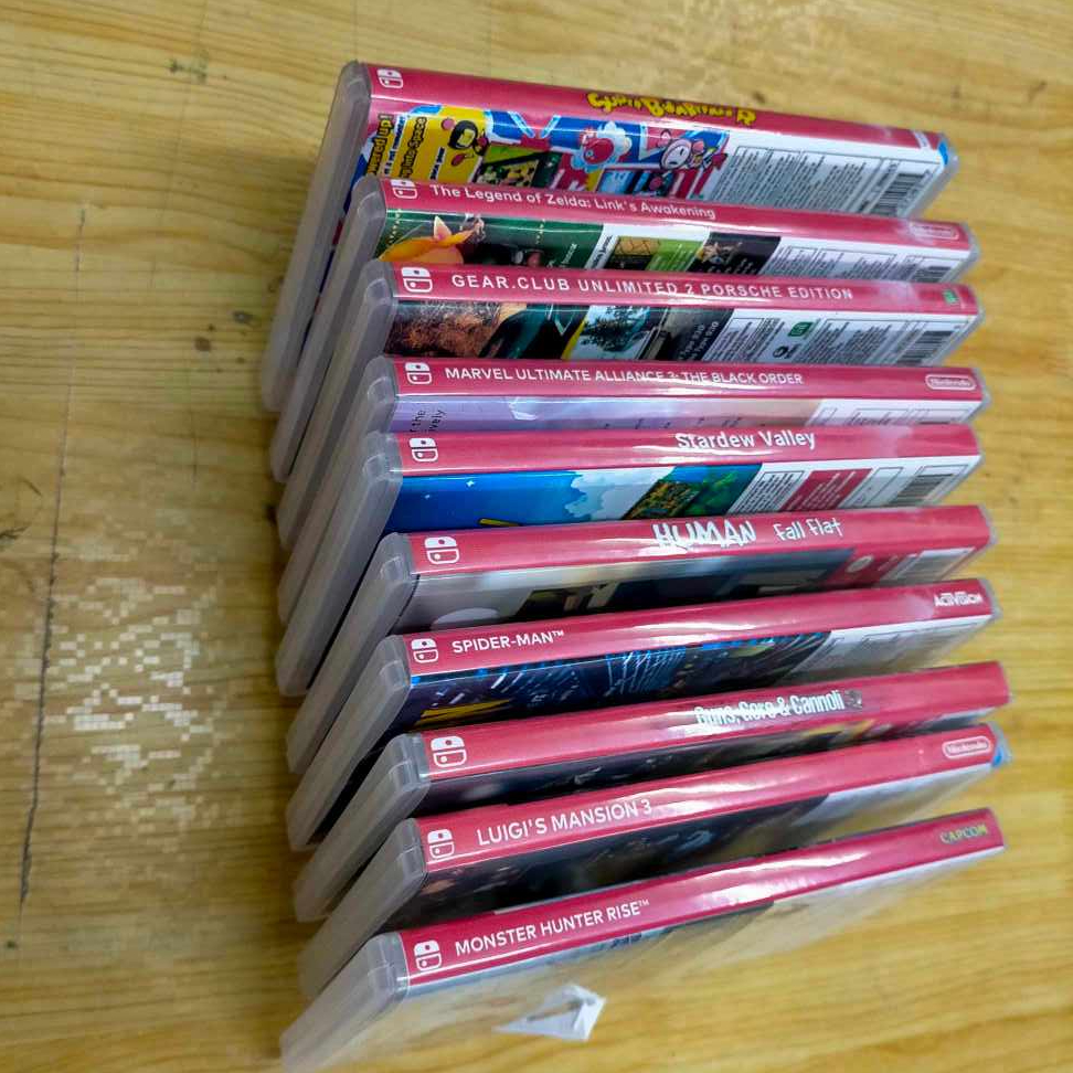 Nintendo Switch Hanger 10 Cartridges Case Wall Mount -3D Printed in ...