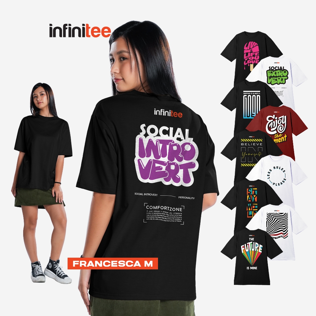 Infinitee State of Mind Oversized T Shirt For Men Women Oversize Tshirt ...
