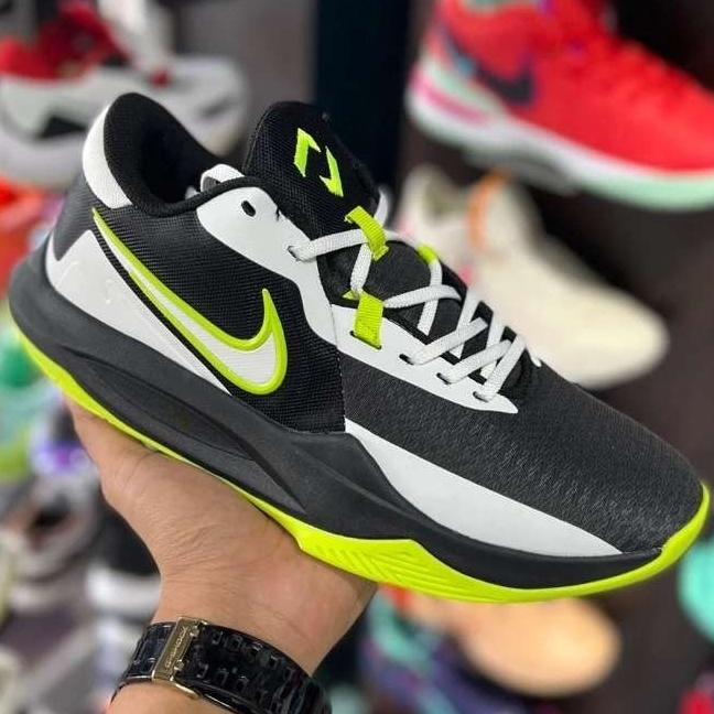 Black volt precision 6 Rubber Spike Sneakers basketball for men shoes ...