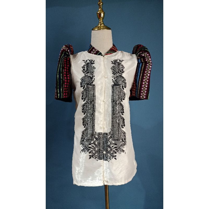 Ladies Barong Ethnic Design | Shopee Philippines
