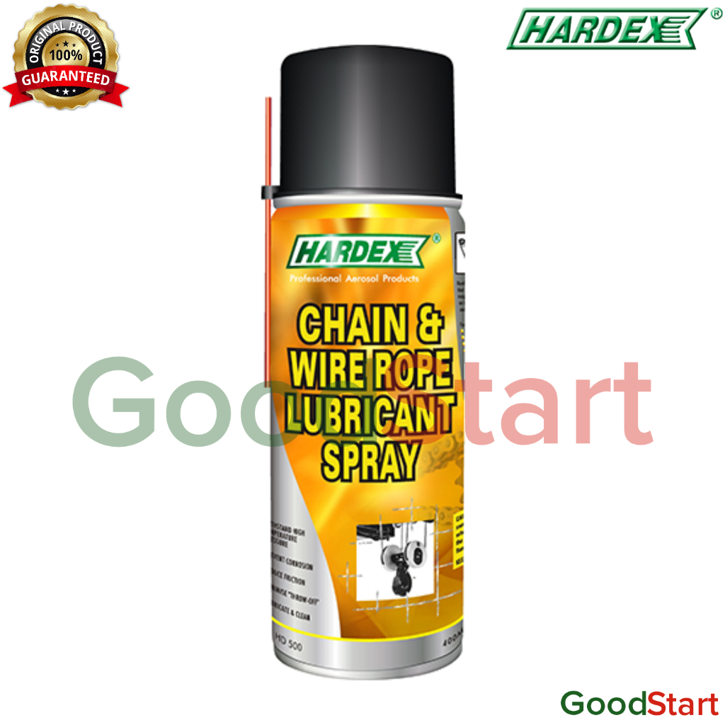 HARDEX CHAIN & WIRE ROPE LUBRICANT SPRAY 400ML | Shopee Philippines