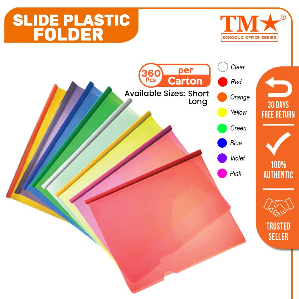 TM 360 pcs Slide Plastic Folder (SPF) | Shopee Philippines