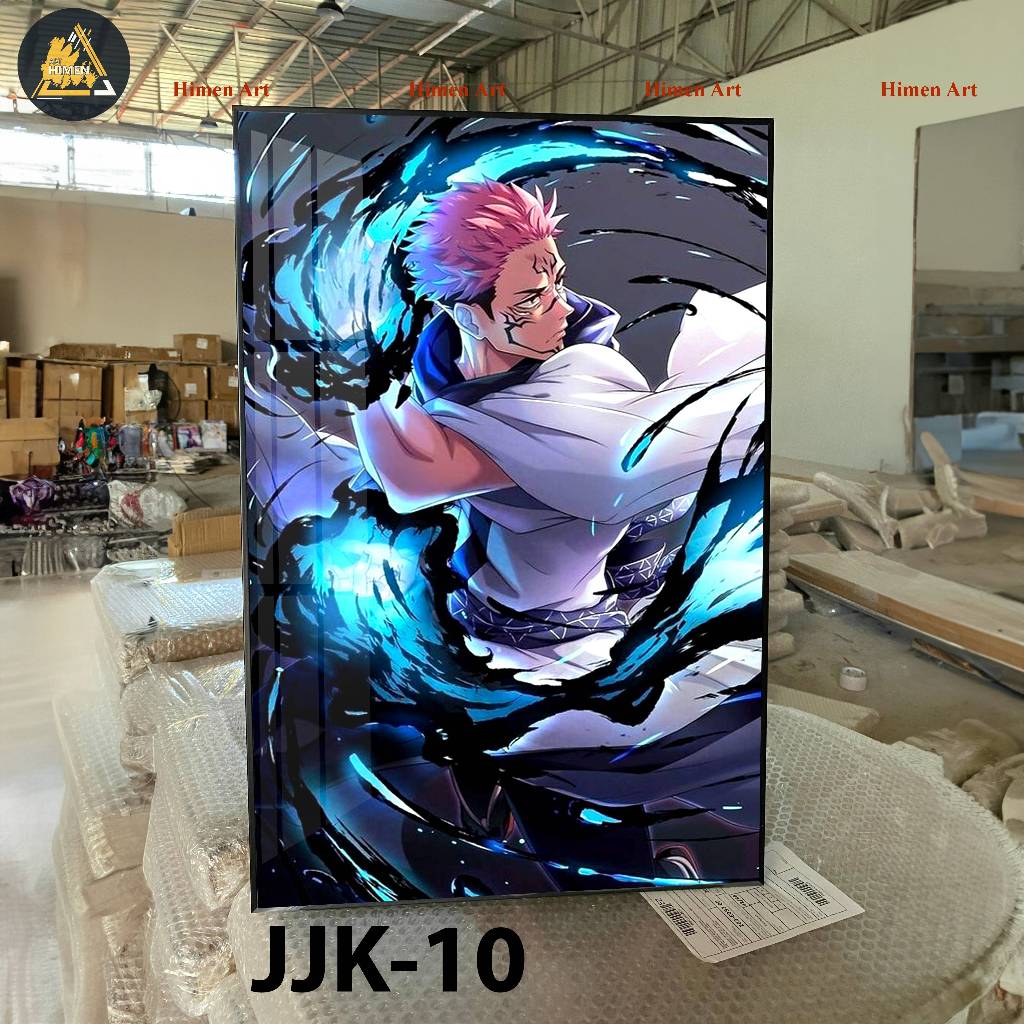 Jujutsu kaisen Crystal Porcelain Painting Wall Decor, complete with a ...
