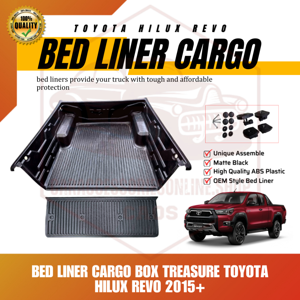 CAOS BED LINER CARGO BOX TREASEURE TOYOTA HILUX REVO 2015-2023(10858 ...