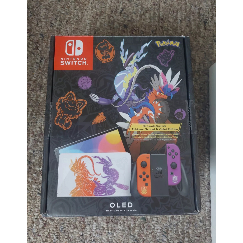 Brand new Nintendo Switch Console OLED Model Pokemon Scarlet & Violet ...