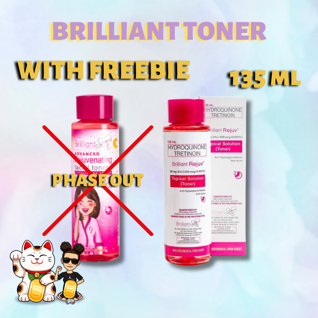 Brilliant Toner Rejuvenating 60ml | 135 ml | Shopee Philippines