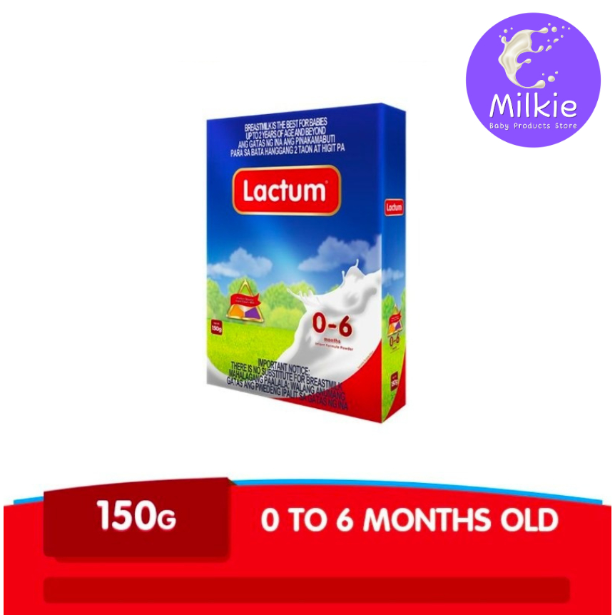 LACTUM 0 - 6 MONTHS 150G | Shopee Philippines
