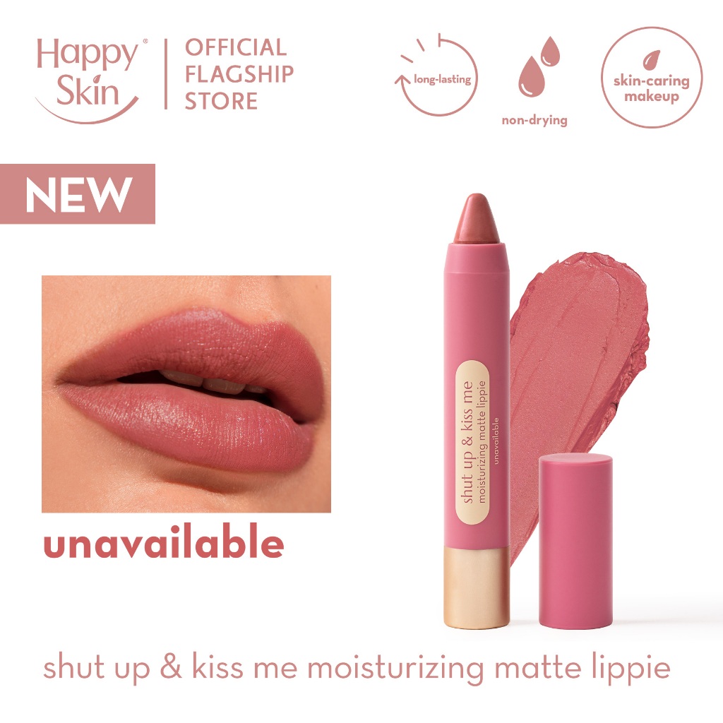 Happy Skin Shut Up and Kiss Me Moisturizing Matte Lippie | Shopee ...