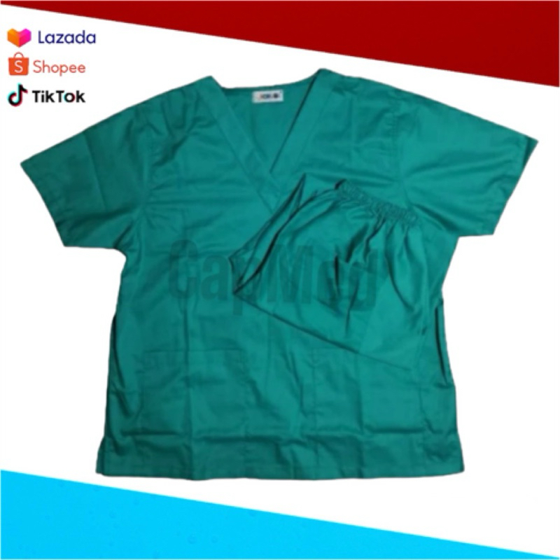 Scrub Suit Cotton Teal Green My Scrub ( Order Now Ship Tomorrow ...