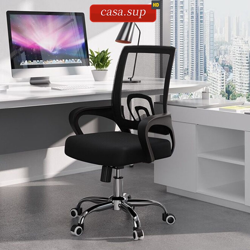 Computer chair comfortable sedentary home backrest breathable ergonomic ...