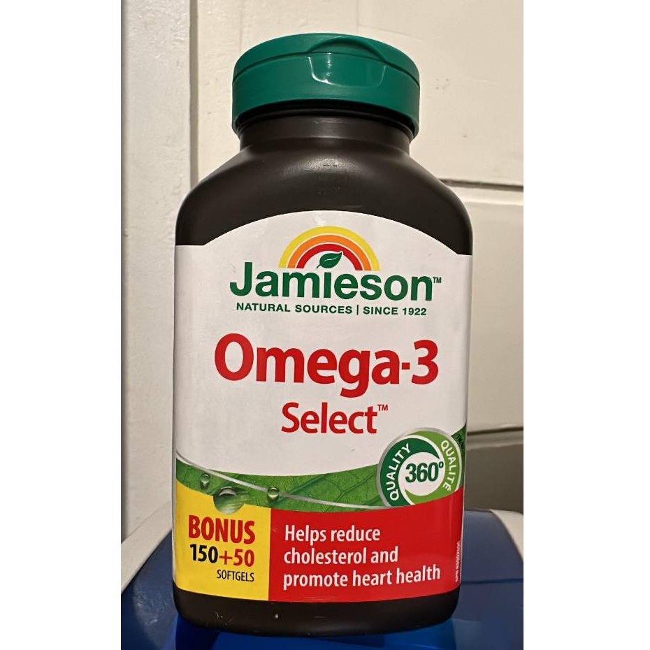 Jamieson Omega-3 Select Helps Reduce Cholesterol from Canada | Shopee ...