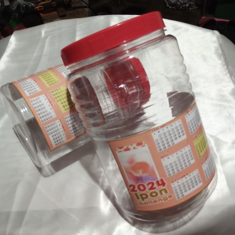 JAR COINBANK/2025 IPON CHALLENGE/PEACH FUZZ/JUMBO | Shopee Philippines