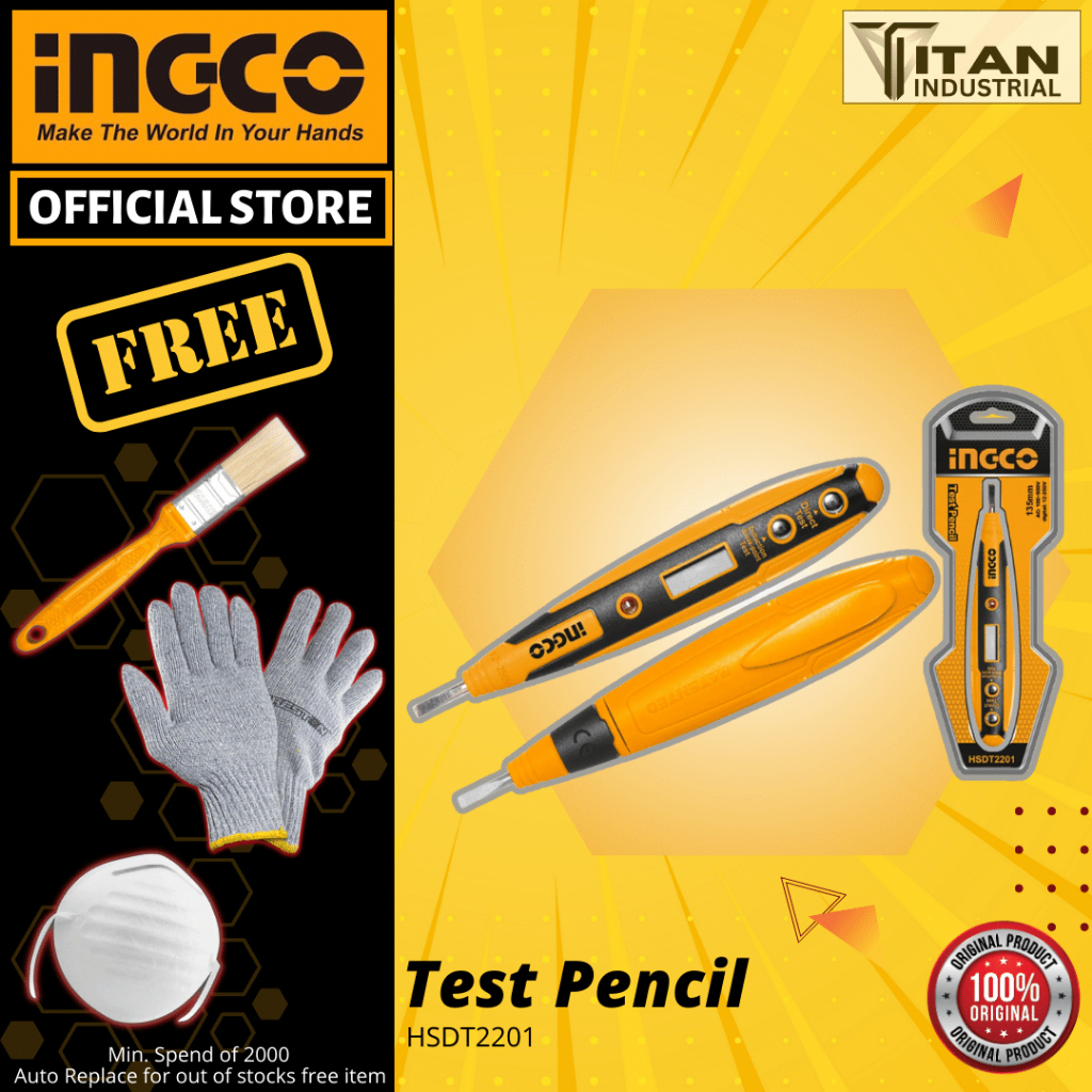 INGCO Test Pencil HSDT2201 • Tm ss | Shopee Philippines
