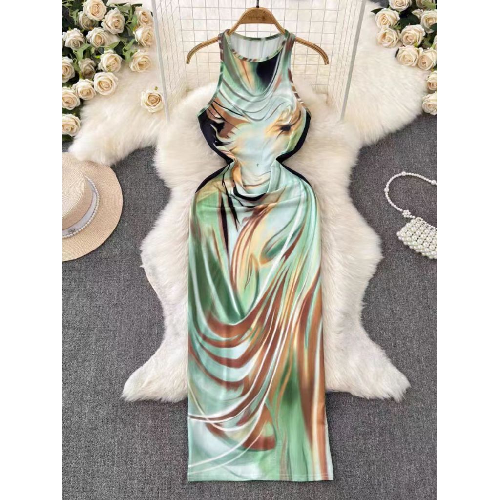 graduation sage green dress for women plus size dress 2xl korean style ...