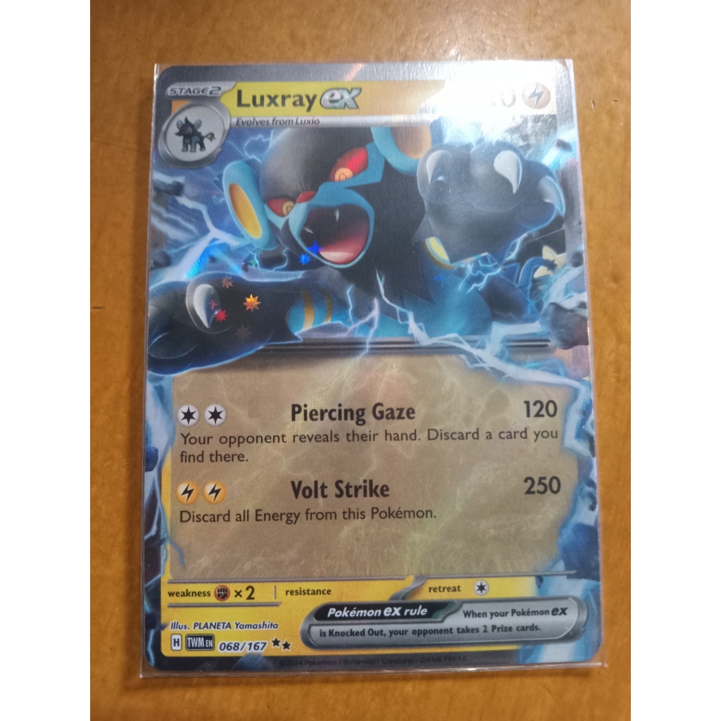 Luxray ex - 068/167 - Ultra Rare Pokemon TCG Standard ENG TWM Twilight ...