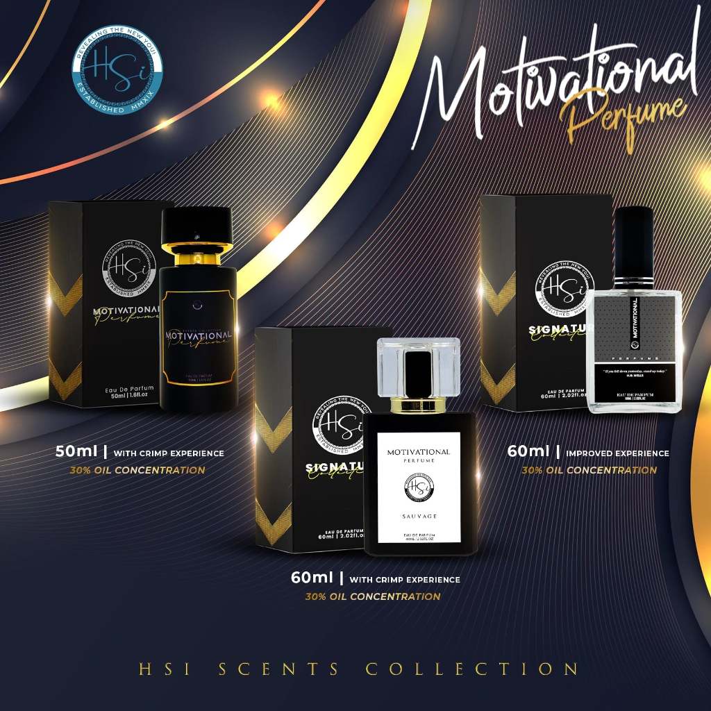 HSI Scents Collection Motivational Perfume 50ml Elegant | Shopee ...