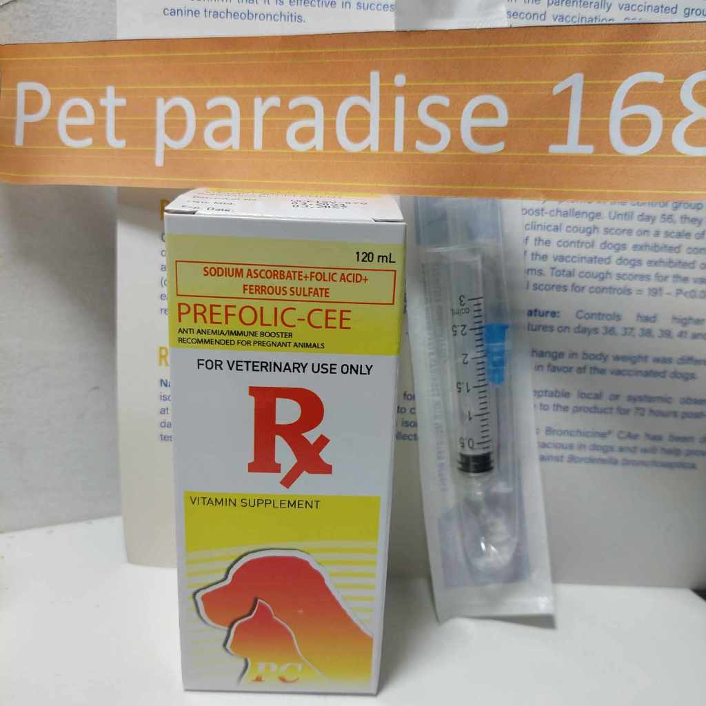 PREFOLIC-CEE 120mL FREE SYRINGE (Sodium Ascorbic + Folic Acid + Ferrous ...
