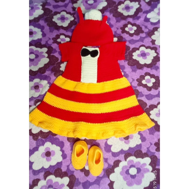Jollibee Crochet Costume | Shopee Philippines